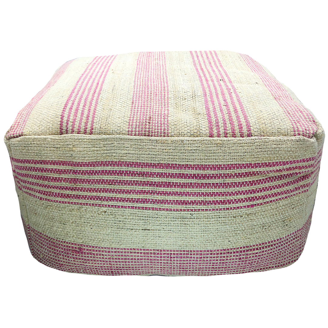 Musk Stripe Ottoman – Nurture Home Pty Ltd